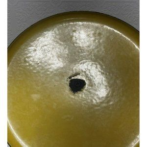 Kitchen | Large Yellow Enamel Cast Iron Stock Pot Dutch Oven Mcm ...